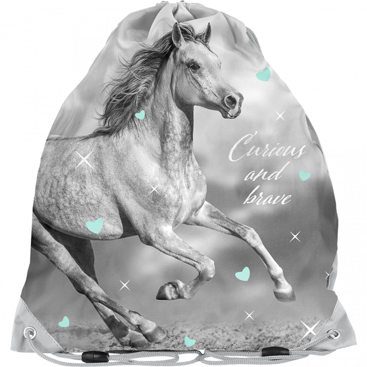 Plecak Szkolny Komplet 4w1 Konie Dziewczęcy z Koniem [PP23KO-081] iplecaki.pl