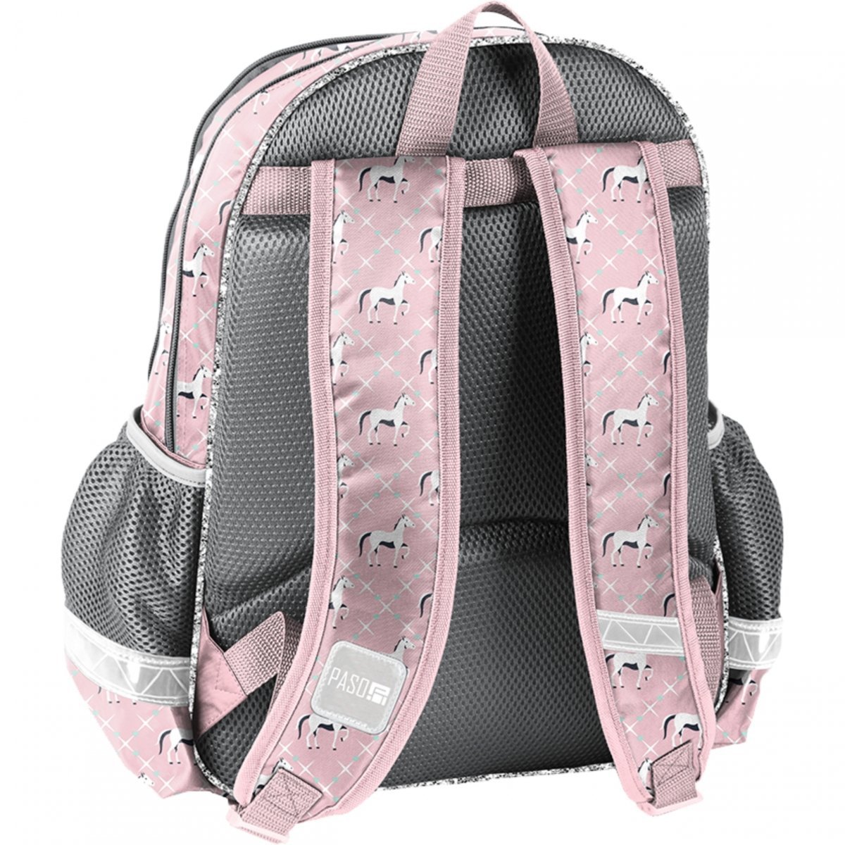 Plecak Szkolny Komplet 4w1 Konie Dziewczęcy z Koniem [PP23KO-081] iplecaki.pl