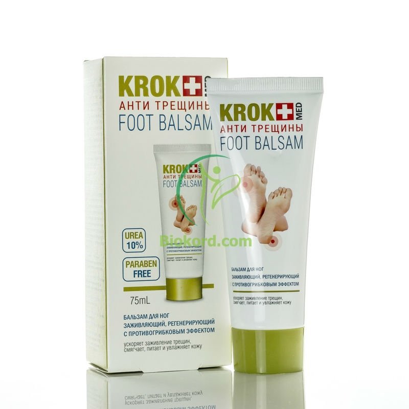 Foot Balm KROK MED for Cracked Heels, 75 ml | Online Store