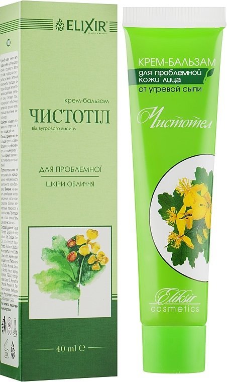 Celandine Cream for Problem-Prone Skin 40ml Elixir | Biokord.com ...