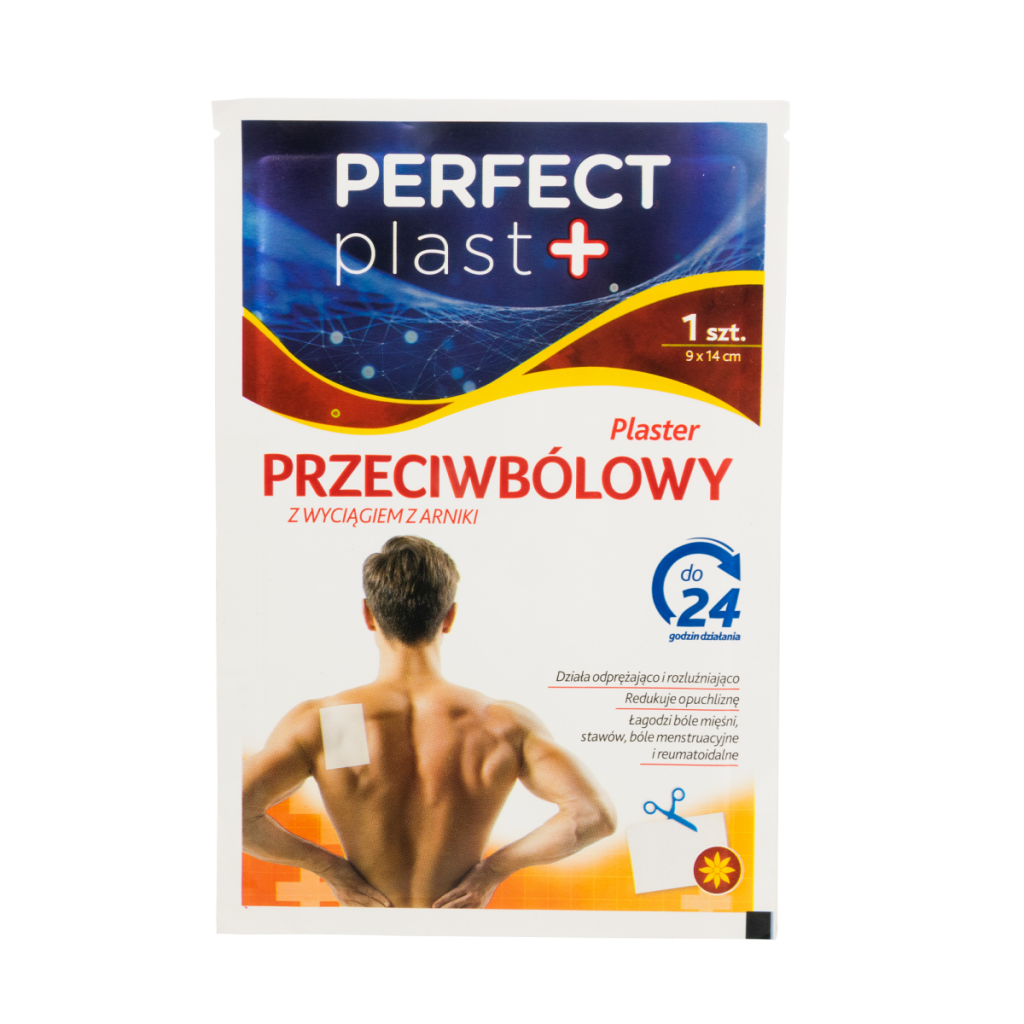 PERFECT Plaster p bólowy z wyciagiem arniki 9x14c& - Kremy na stawy i ...