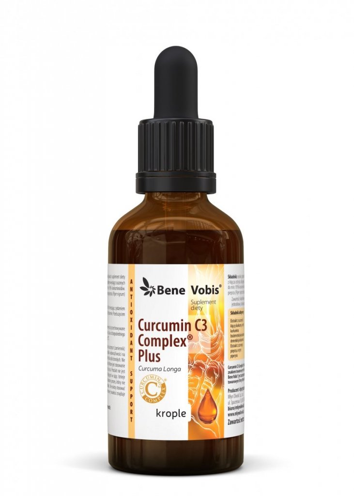 Curcumin C3 Complex® Plus - Kurkumina z piperyną - 50 ml