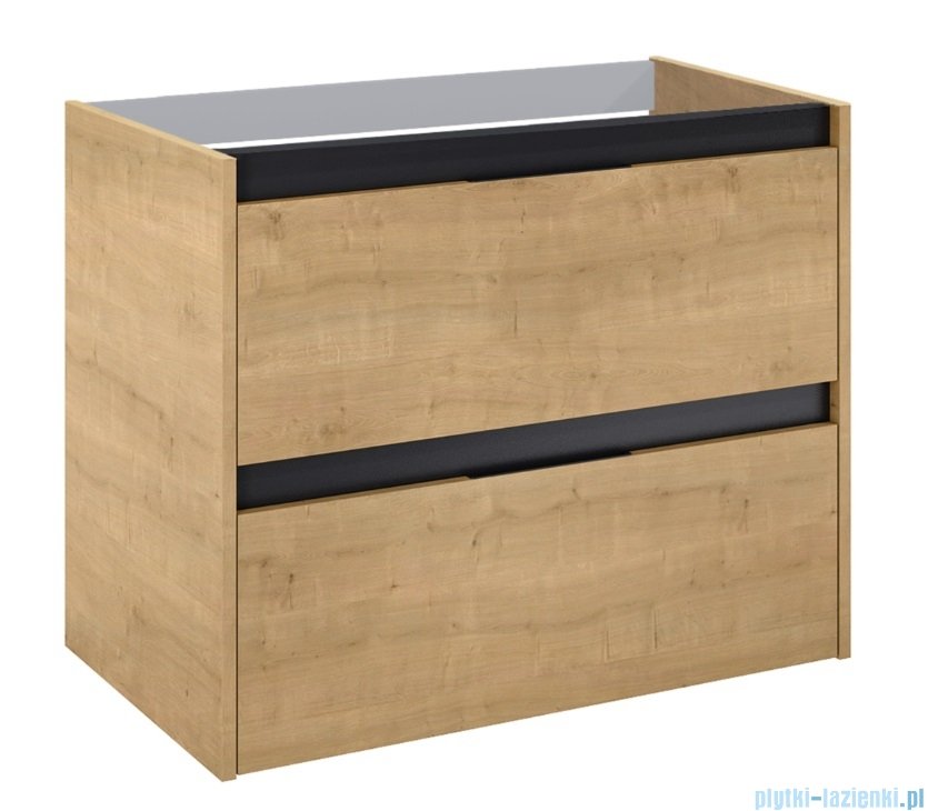 Roca Alpine szafka 78x45x59 cm JASNY DĄB A857865464 - plytki-lazienki