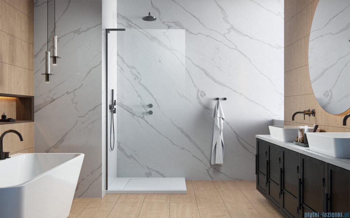 Radaway Modo SL II Brushed GunMetal kabina Walk-in 60x200 lewa ...