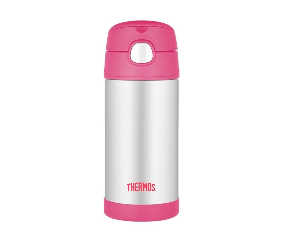 Kubek dla dzieci ze słomką Thermos FUNtainer 355 ml różowy