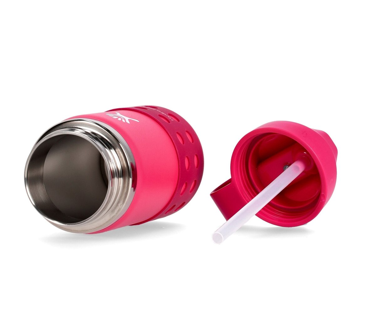 Kubek termiczny dla dzieci Hydro Flask Kids Straw Lid and Boot 355 ml PEONY różowy