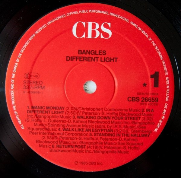 Bangles - Different Light (LP) - Soft, Klasyczny, Pop Rock, Blues Rock - Rock - Płyty winylowe ...