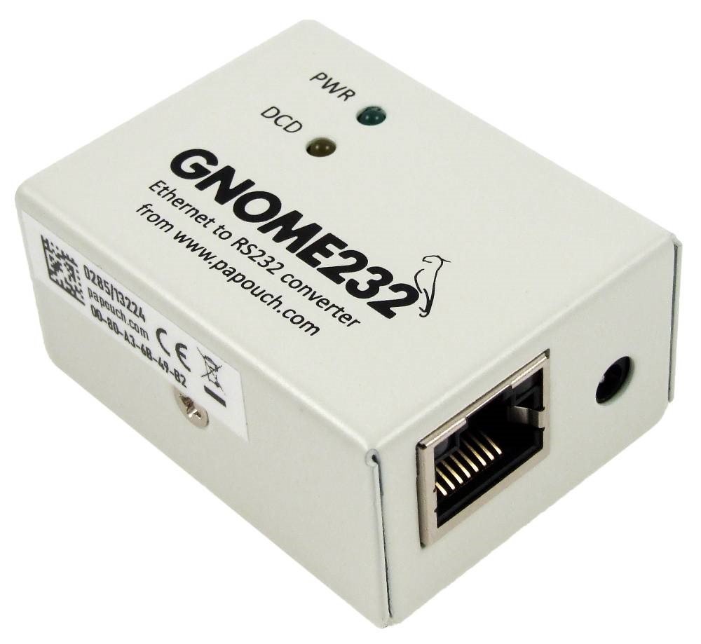 Konwerter sygnału RS232 do Ethernet Papouch GNOME232 izolowany galwanicznie