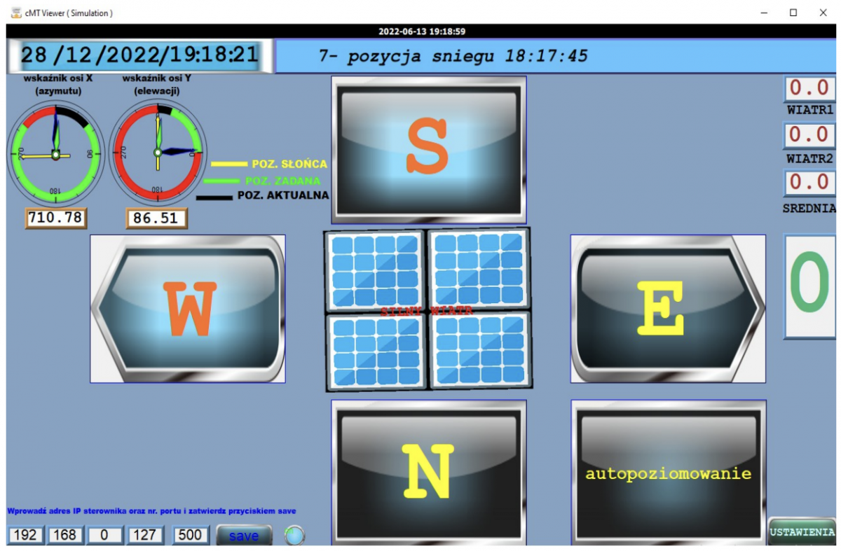 Sterownik Solar Tracker V4 Pro pozycjonowania paneli słonecznych na podstawie pozycji słońca
