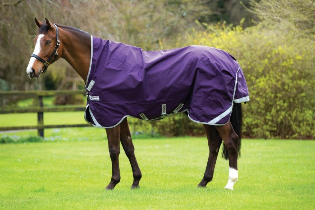 Derka padokowa 0g 1000D RAMBO Wug Turnout - Horseware - purple/silver