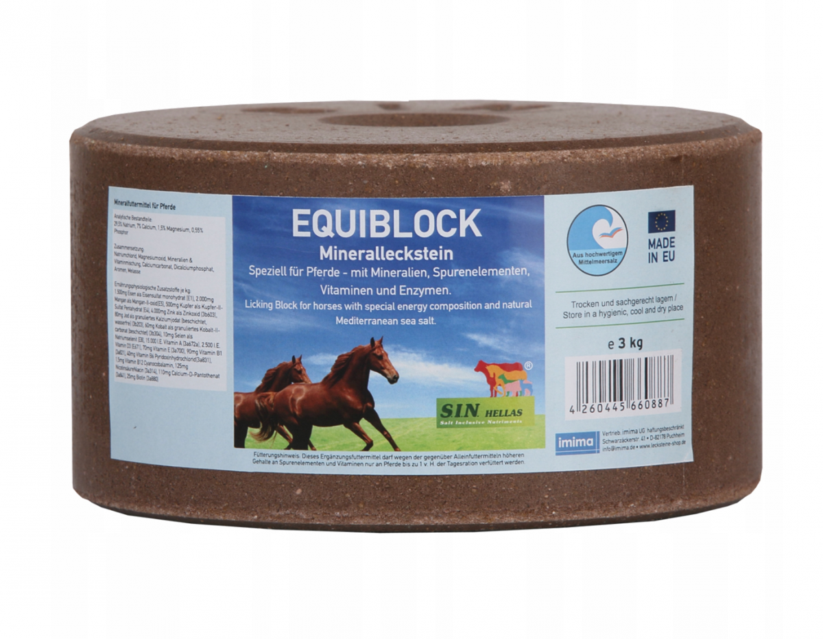 Lizawka z minerałami i witaminami EQUIBLOCK 3kg - IMIMA