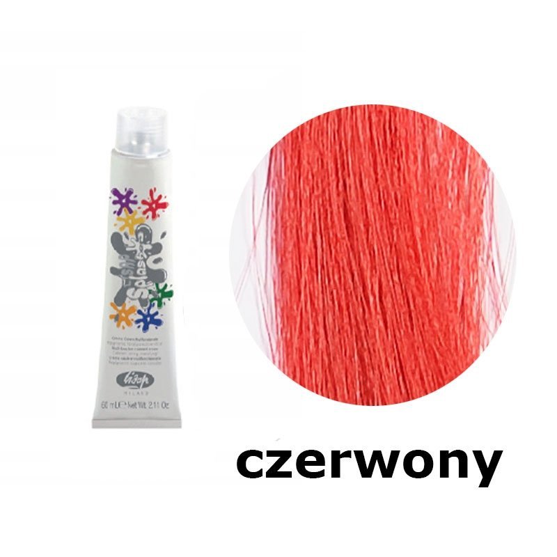 Krem koloryzujący czerwony Lisap Splasher w Profryzjer.pl