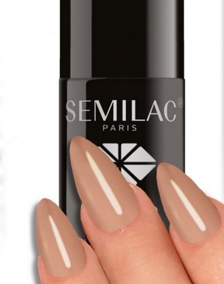 Semilac 137 uv hybrid cinnamon coffee lakier hybrydowy 7ml | Profryzjer