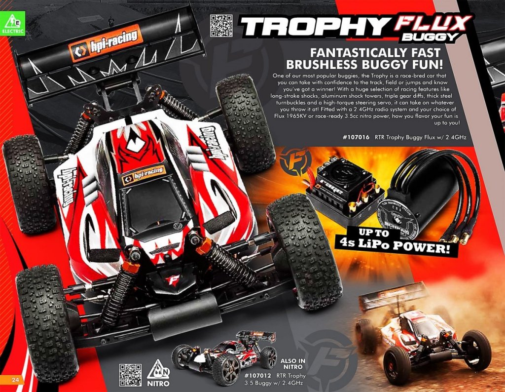 HPI Trophy Buggy Flux RTR 2.4GHz BRUSHLESS - AUTA ELEKTRYCZNE w skali 1 ...