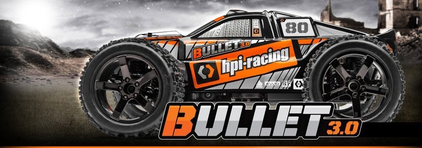 BULLET ST 3.0 1 10 4WD NITRO STADIUM TRUCK - AUTA SPALINOWE w skali 1: ...