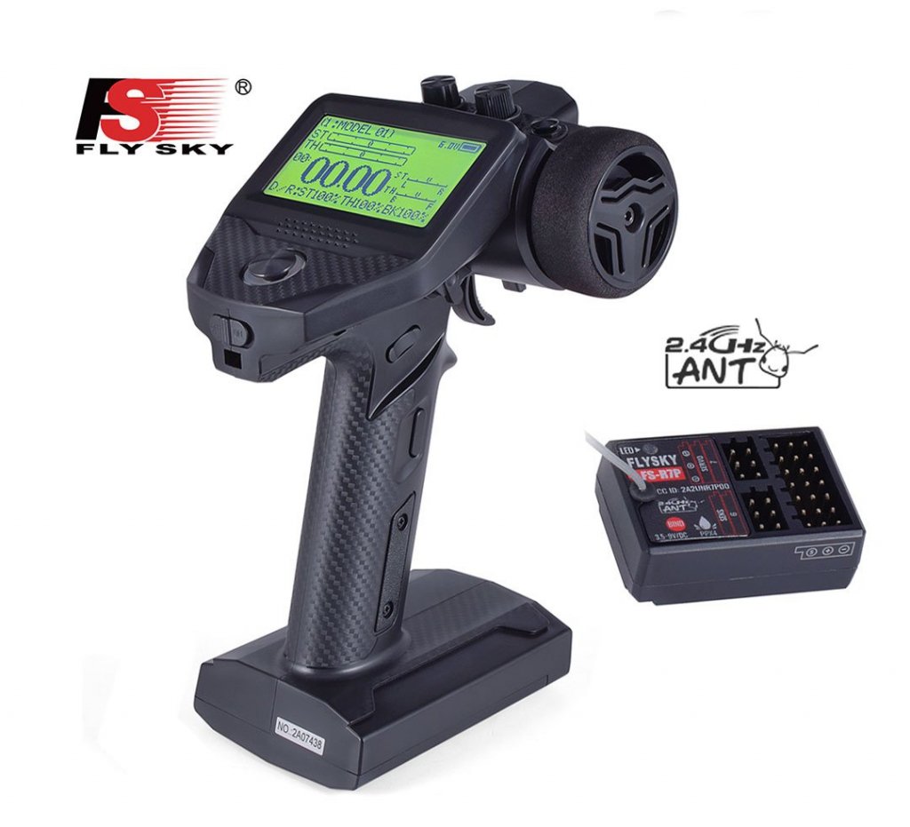 Aparatura FlySky FS-G7P + R7P Zestaw nadajnik + odbiornik - Samochodowe - Aparatury-nadajniki