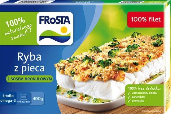 Magda polskie mrożonki [FROSTA] Ryba z pieca brokulowa 330g 12 - FROSTA ...