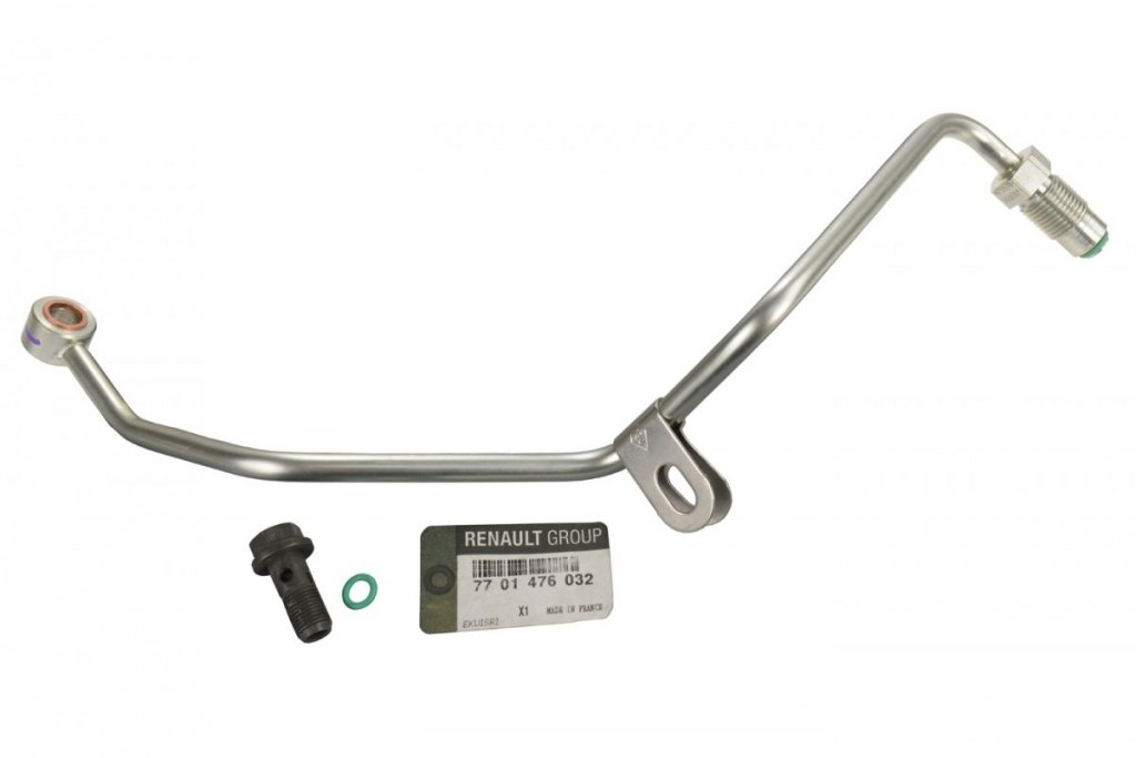 PRZEWÓD SMAROWANIA TURBINY 1.9 DCI RENAULT - Turbosprężarka- elementy ...