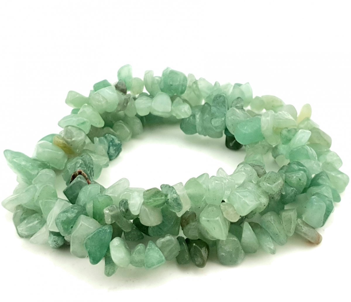 n05 Nefryt kamień naturalny sieczka drobna 5-7mm sznur 80cm ...