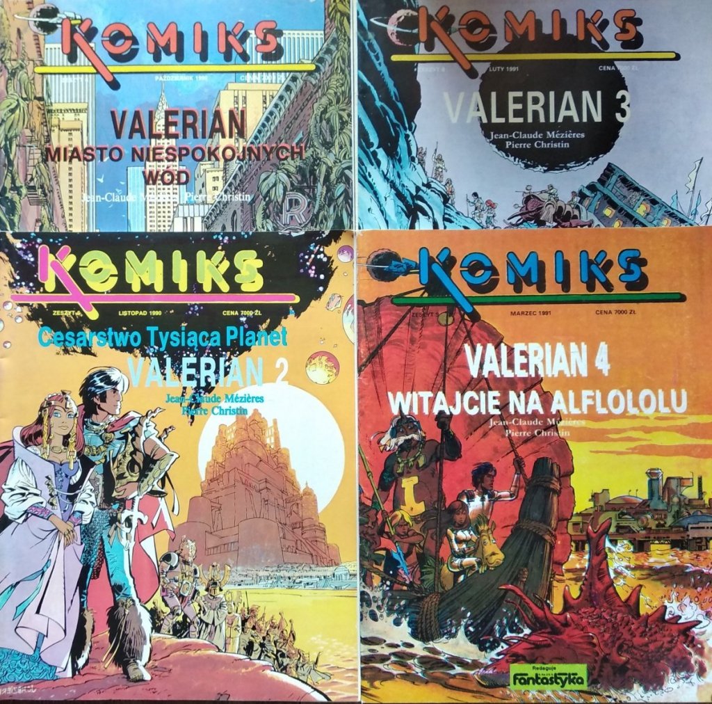 Pierre Christin, Jean-Claude Mezieres • Valerian [komplet] - Komiksy ...