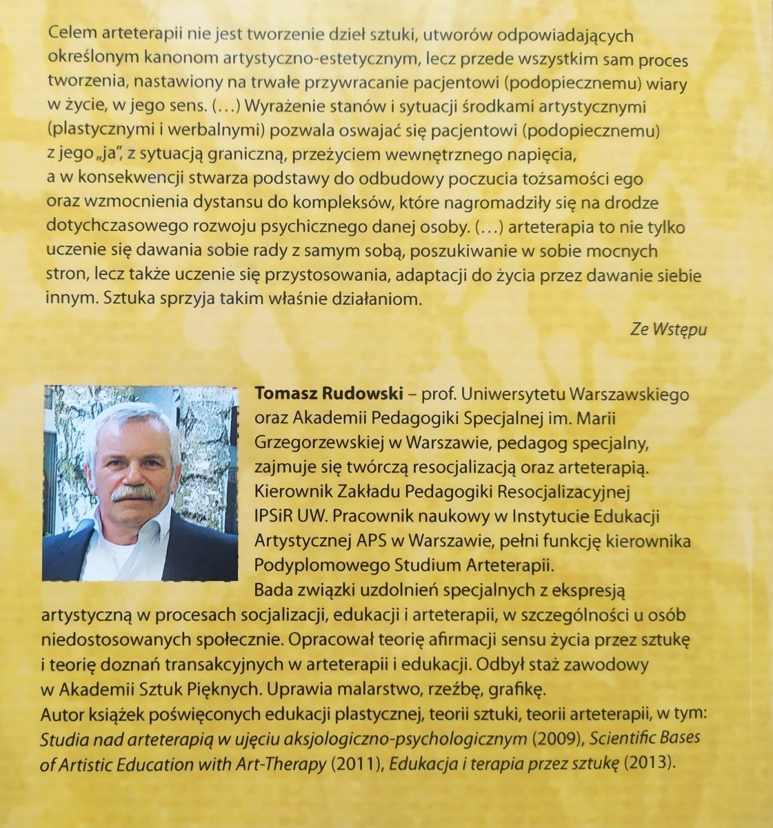 Tomasz Rudowski Arteterapia. Inspiracje i wartości