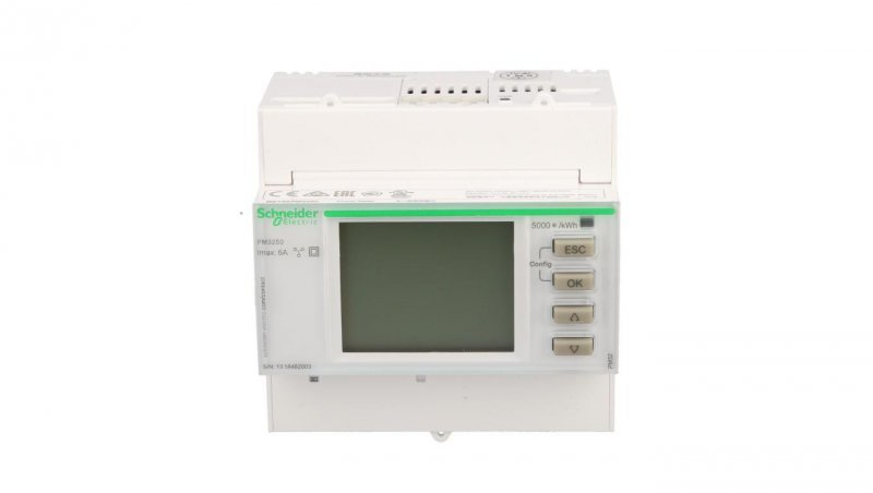 Miernik cyfrowy wielofunkcyjny (U, I, P, Q, f, PF) 5 1A przekładnik 100 ...