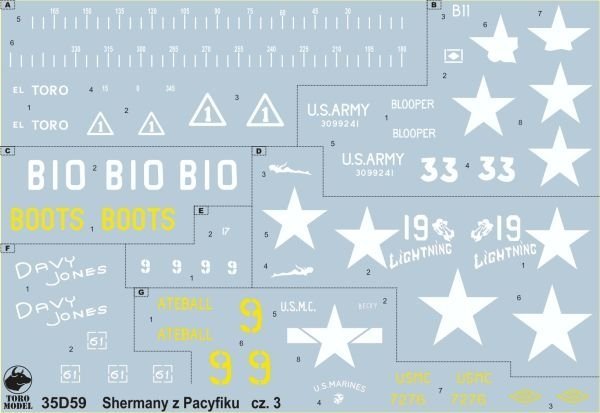 ToRo Model 35D59 - PTO Sherman tanks vol.3 1 35 - scale 1 35 - ToRo ...