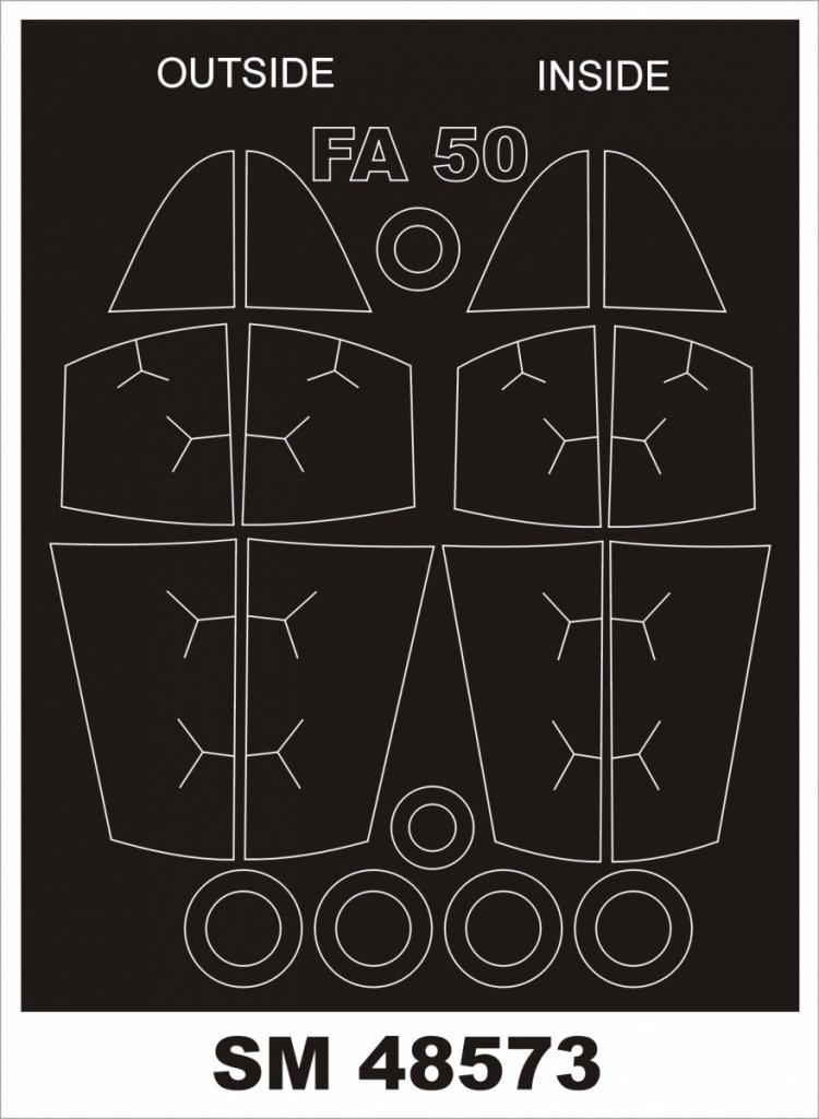 Montex SM48573 FA-50 for ANSWER 1 48 - scale 1:48 - Mini Mask - Montex ...