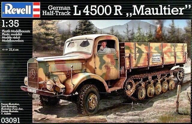 Revell 03091 German HalfTrack L4500R (1:35) - Cars and trucks - 1939 ...