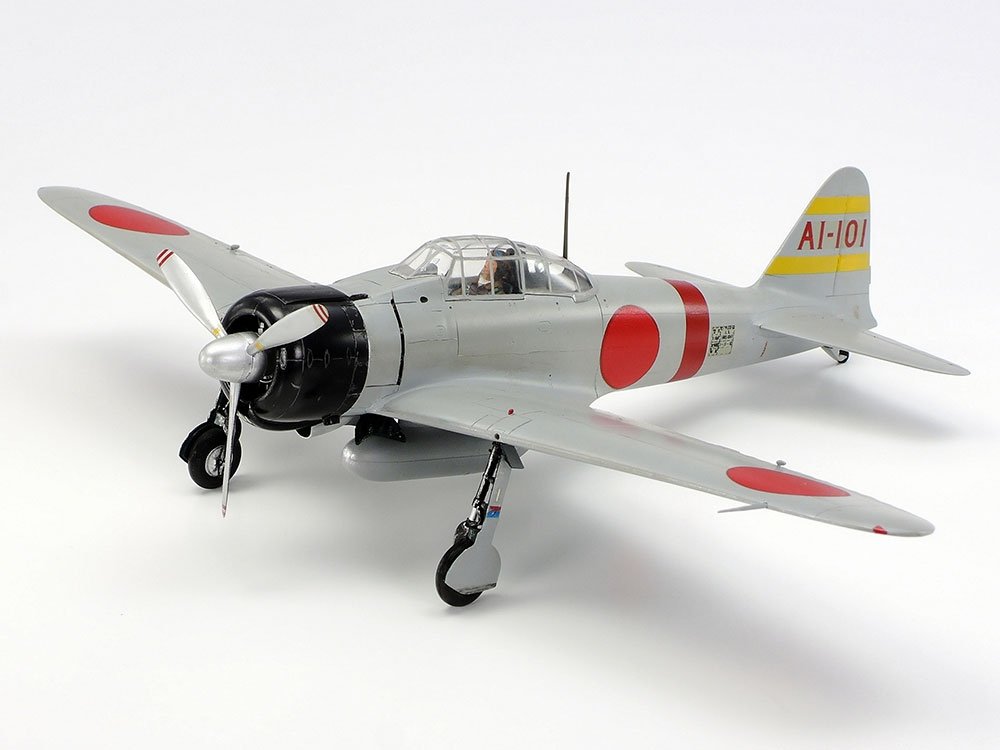Tamiya 61016 A6M2 Type 21 Zero Fighter (ZEKE) 1 48 - propeller planes ...