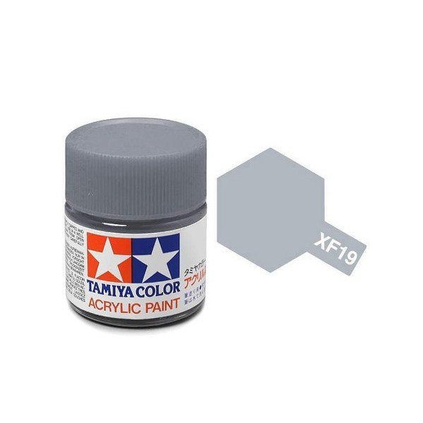 Tamiya 81319 Acryl XF-19 Sky Grey 23ml - Tamiya Color Acrylic Paint ...