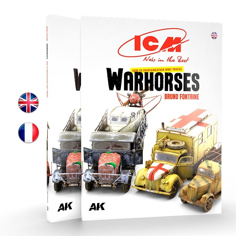 AK Interactive AK130011 ICM – HOW TO PAINT & WEATHER WW2 TRUCKS ...