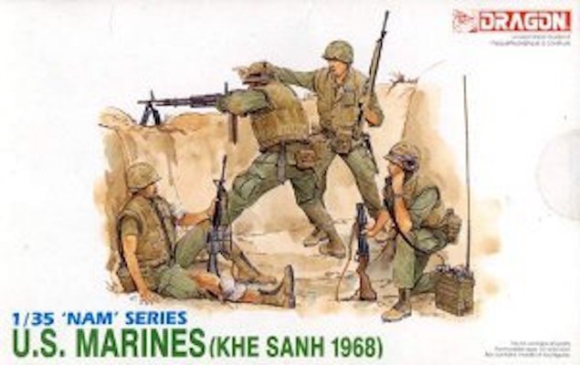 Dragon 3307 U.S. Marines (Khe Sah 68) (1:35) - scale 1:35 - Figures