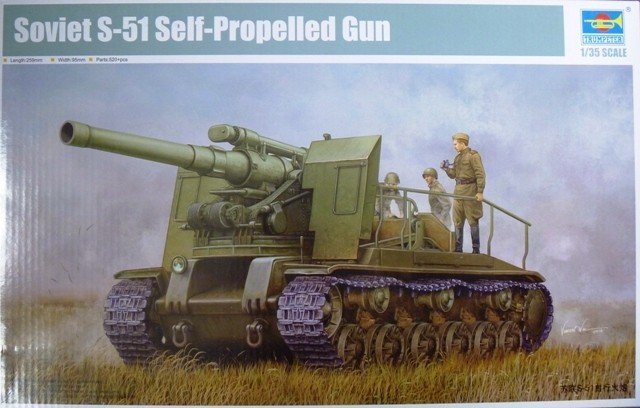Trumpeter 05583 Soviet S-51 Self-Propelled Gun (1:35)