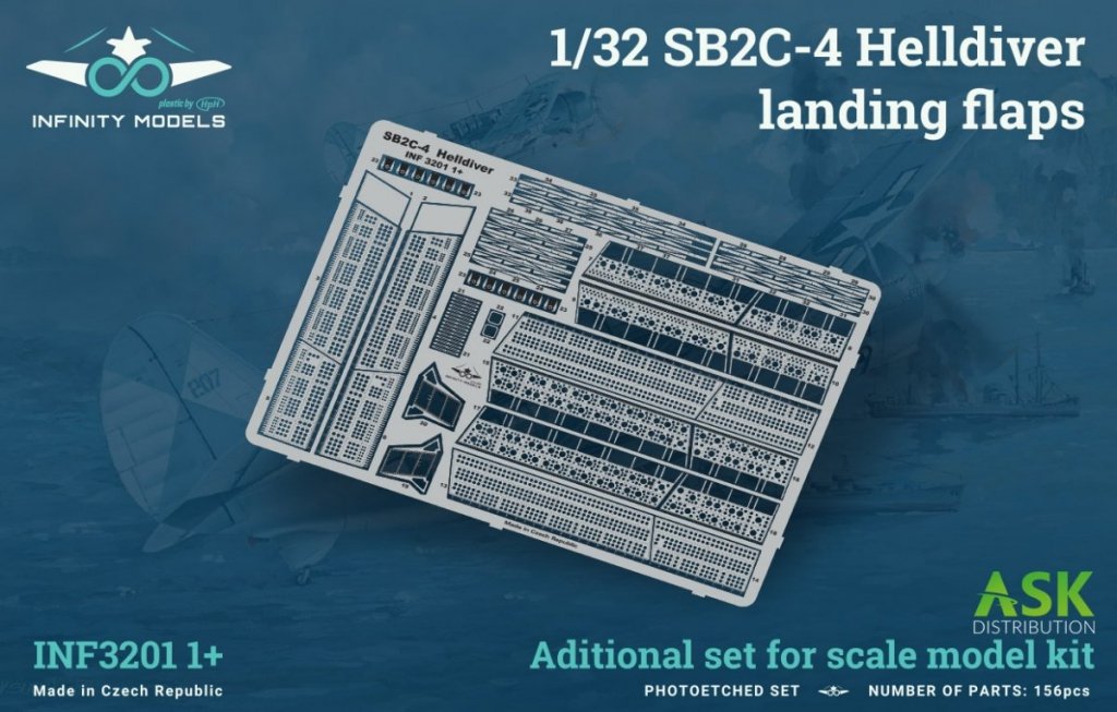 Infinity Models INF3201-01+ SB2C-4 Helldiver landing flaps 1 32 ...