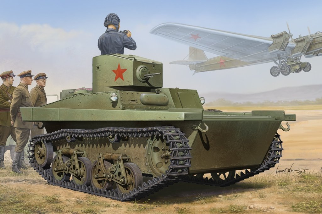 Hobby Boss 83821 Soviet T-37A Light Tank (Izhorsky) (1:35) - Czołgi ...