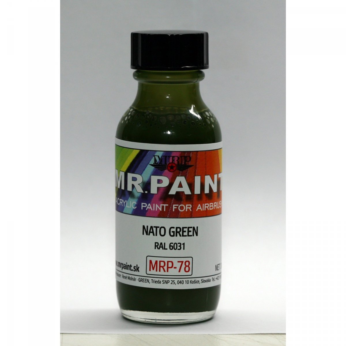 MR. Paint MRP-078 NATO GREEN Modern AFV 30ml - AFV - Mr.Paint - Paints ...