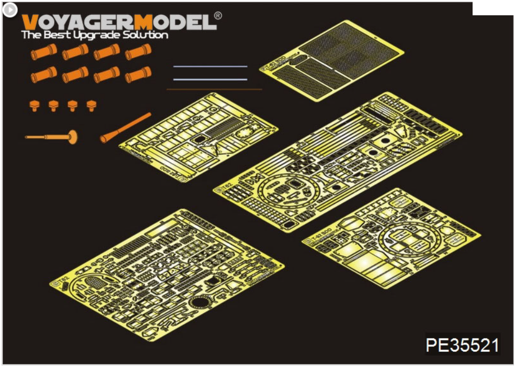 Voyager Model PE35521 Modern Russian T-62 Medium Tank Mod.1984 Basic ...