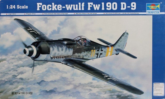 Trumpeter 02411 Focke-wulf Fw190 D-9 (1:24) - 1:24 - Military Aircraft