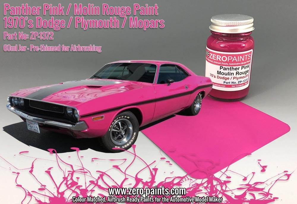 Zero Paints ZP-1372 Panther Pink Moulin Rouge Paint - 70's Dodge ...