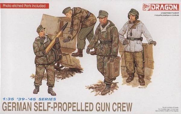 Dragon 6016 German S.P.Gun Crew (1:35) - scale 1:35 - Figures