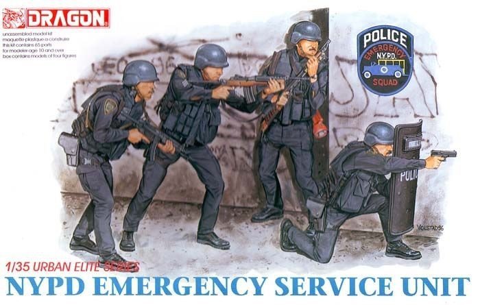 Dragon 6506 NYPD Police (1:35) - scale 1:35 - Figures