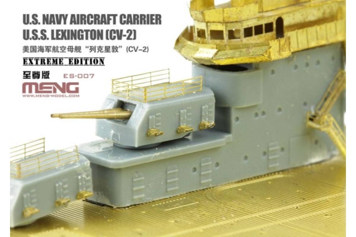Meng Model ES-007 U.S. Navy Aircraft Carrier U.S.S. Lexington (Cv-2 ...