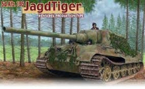 Dragon 6285 Sd.Kfz.186 Jagdtiger Henschel Production Type (1:35) - Self ...