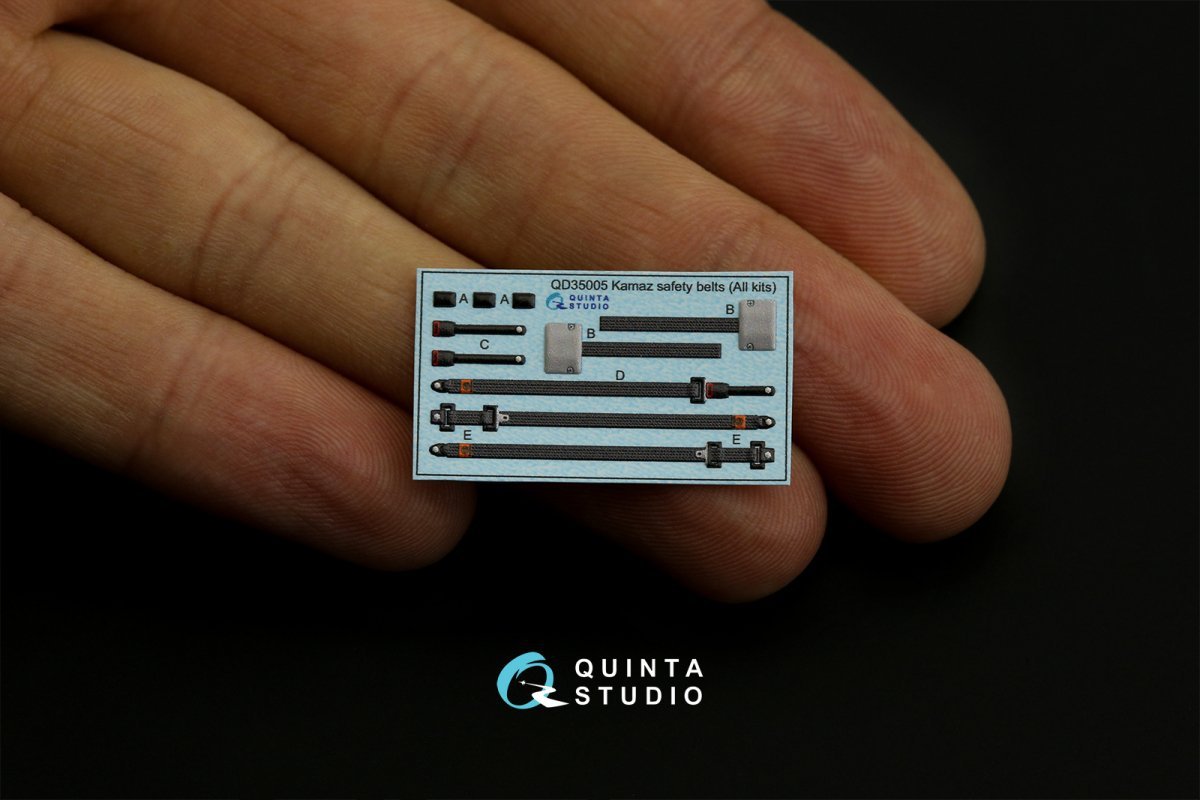 Quinta Studio QR35005 Kamaz trucks safety belts 3D-Printed & coloured ...