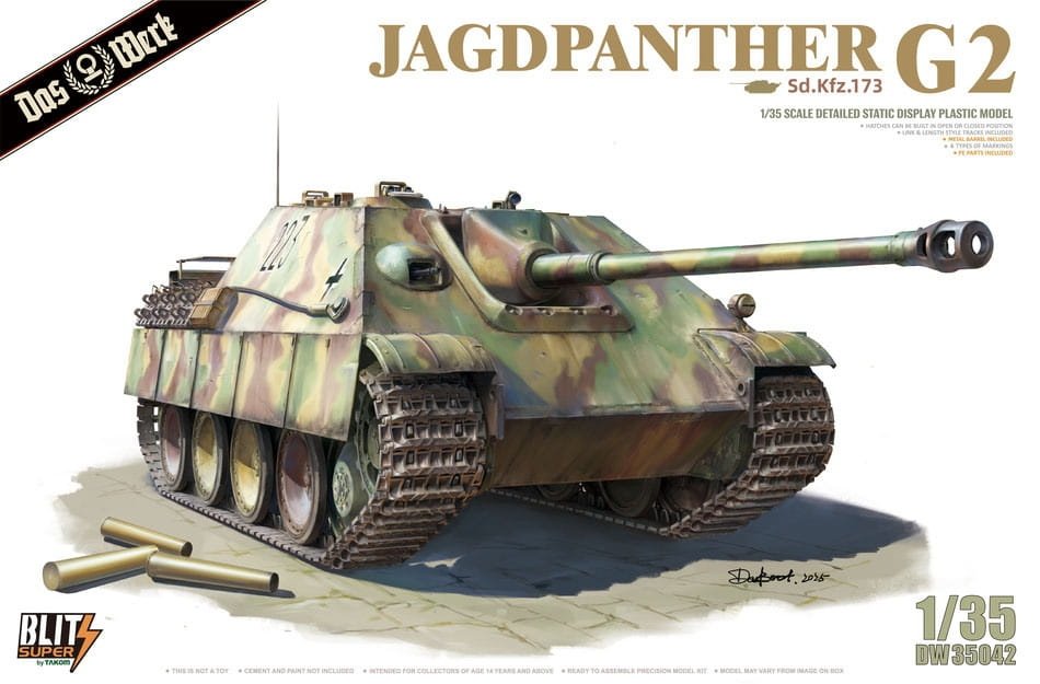 Das Werk DW35042 Jagdpanther G2 SUPER BLITZ 1 35 - Tanks - 1939-1945 ...