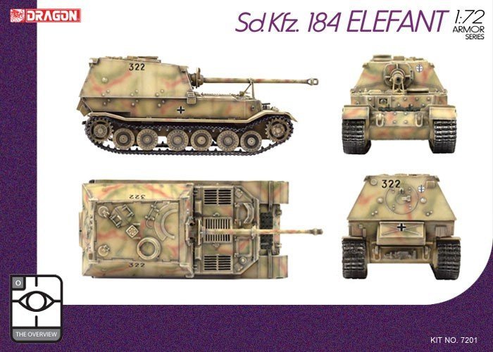 Dragon 7201 SdKfz.184 Elefant (1:72) - 1939-1945 - 1 72 - Military ...
