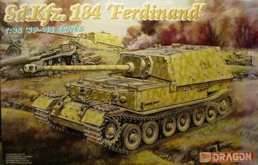Dragon 6133 Sd.Kfz.184 Ferdinand (1:35) - Self-propelled artillery ...