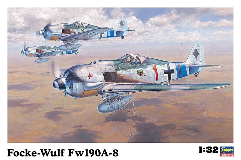 Hasegawa ST21 FOCKEWULF Fw190A-8 (1:32) - propeller planes - 1:32 ...