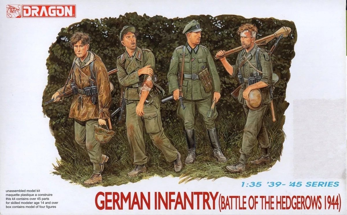 Dragon 6025 German Infantry (Battle of the Hedgerows 1944) 1 35 - scale ...